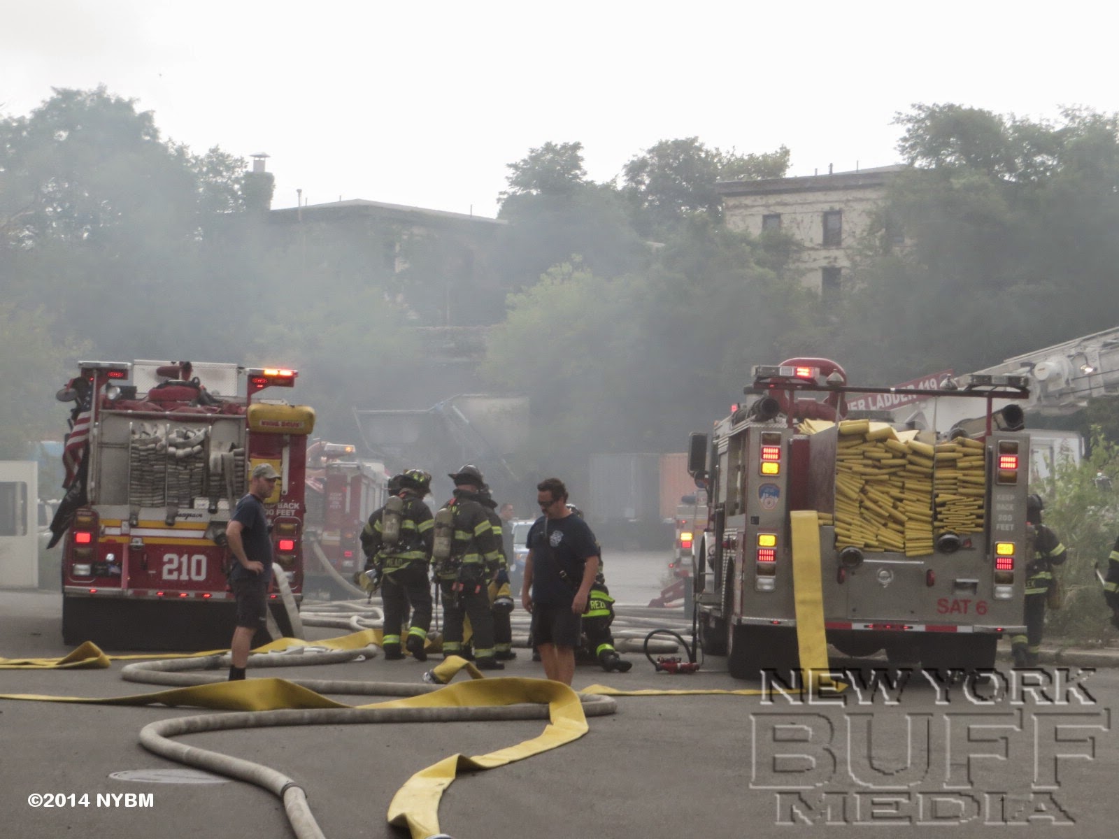 New York Buff Media: TwoTractor Trailers Burst Into Flames Friday ...